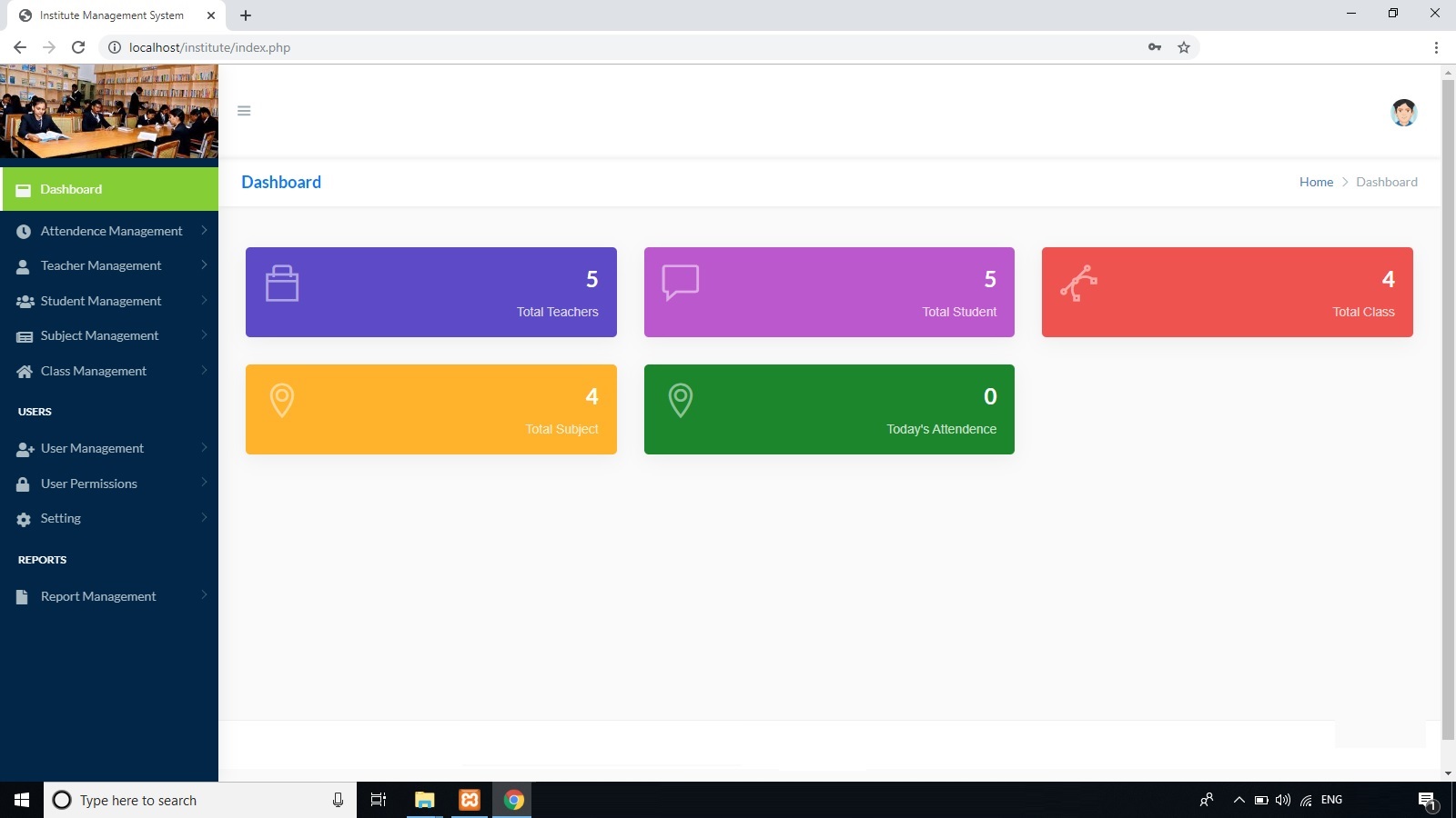 Online Institute Management System With Secure Login Algorithm Using Phpmysqli With Source Code